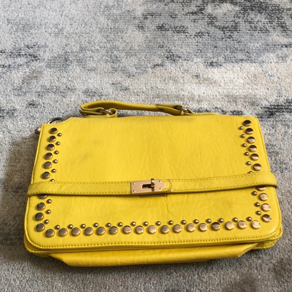 Charming Charlie | Bags | Charming Charlie Yellow Satchel Bag | Poshmark